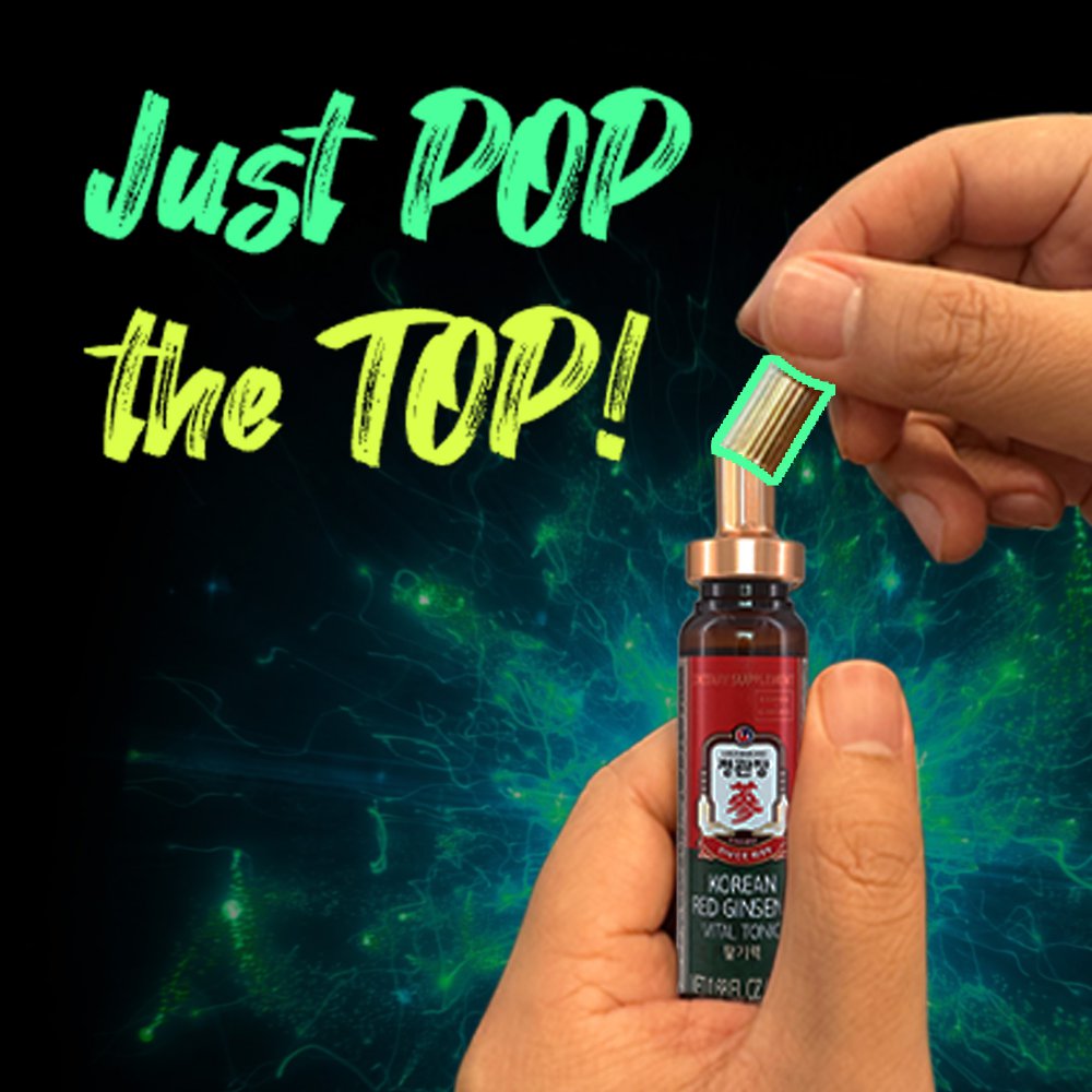 Vital Tonic Korean Red Ginseng Shot 10-Count Display Box - JungKwanJan ...