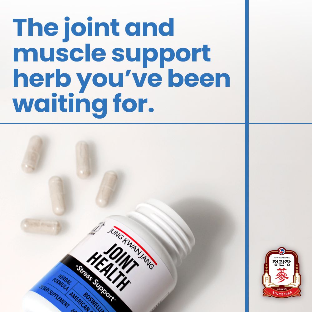 Joint Health Capsules With Boswellia Extract and American Ginseng Jung ...