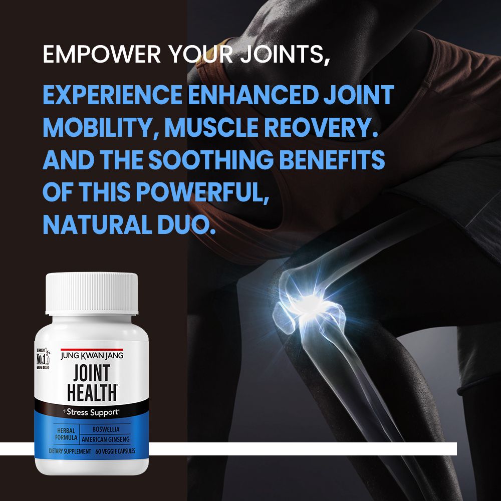 Joint Health Capsules With Boswellia Extract and American Ginseng Jung ...