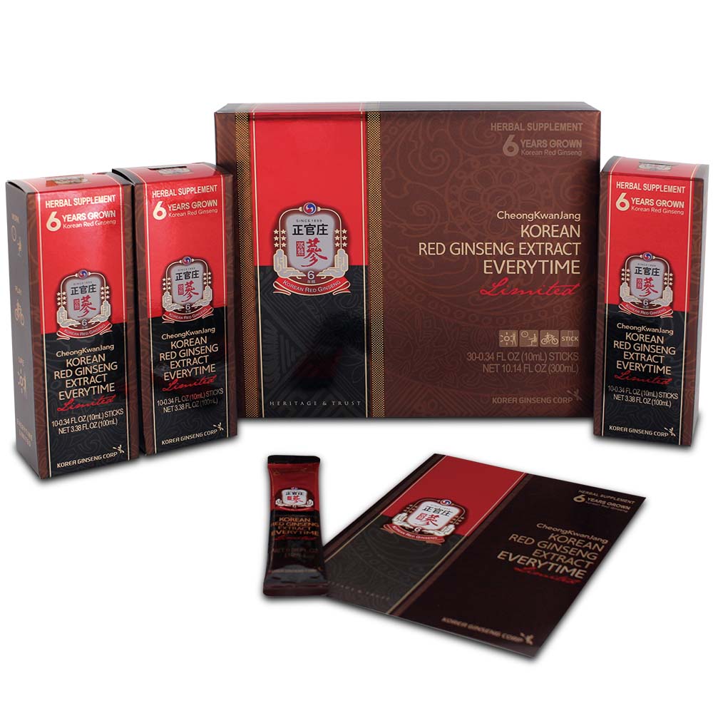 Everytime Limited Extract Stick Pack Korean Red Ginseng - CheongKwanJa ...