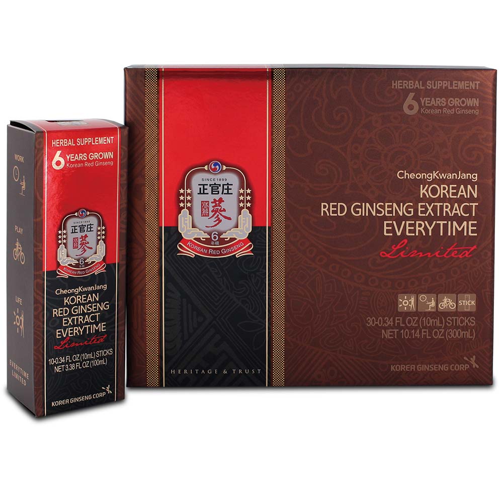 Everytime Limited Extract Stick Pack Korean Red Ginseng - CheongKwanJa ...