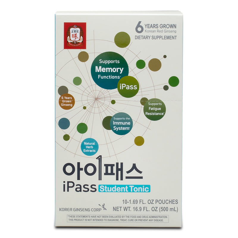 I-Pass Student Tonic Pouch Korean Red Ginseng - CheongKwanJang ...