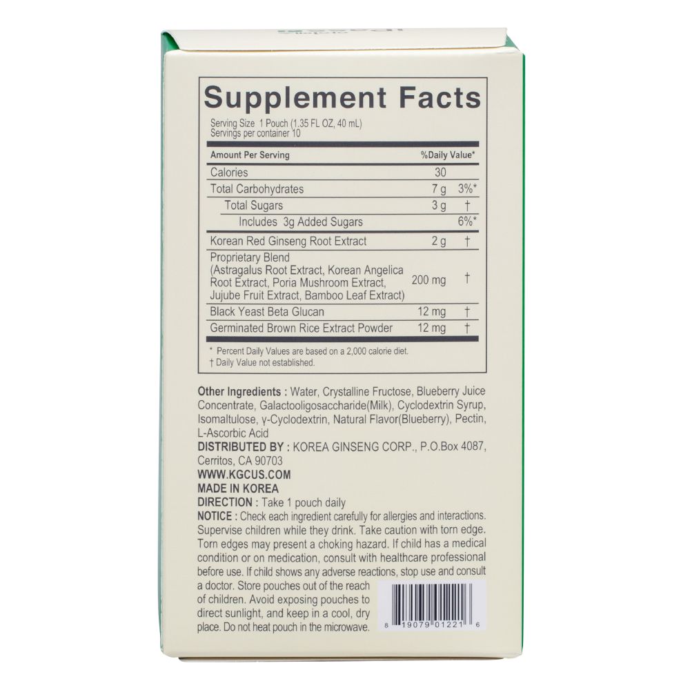 I-Pass Junior Student Tonic Pouch Korean Red Ginseng - CheongKwanJang ...