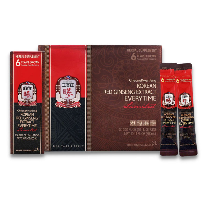 Everytime Limited Extract Stick Pack Korean Red Ginseng - CheongKwanJa ...